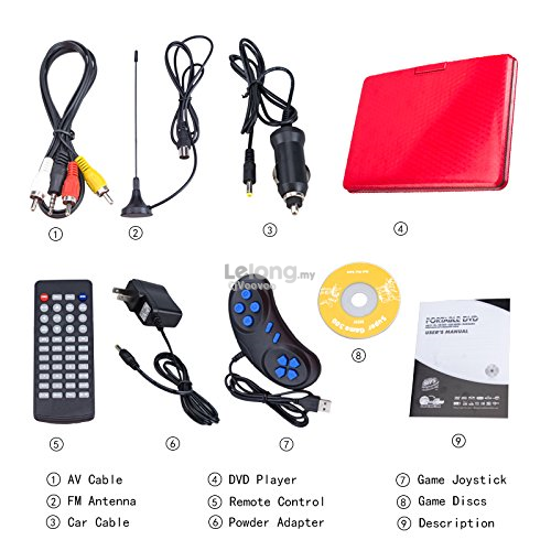 11" Inch DVD EVD Player 270 Degree (end 11/30/2023 2:24 PM)