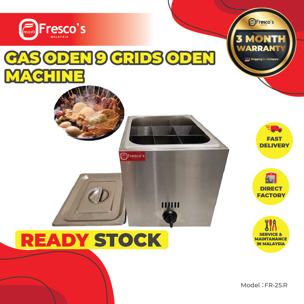 Gas Oden 9 Grids Oden Machine (end 10/16/2021 5:55 PM)