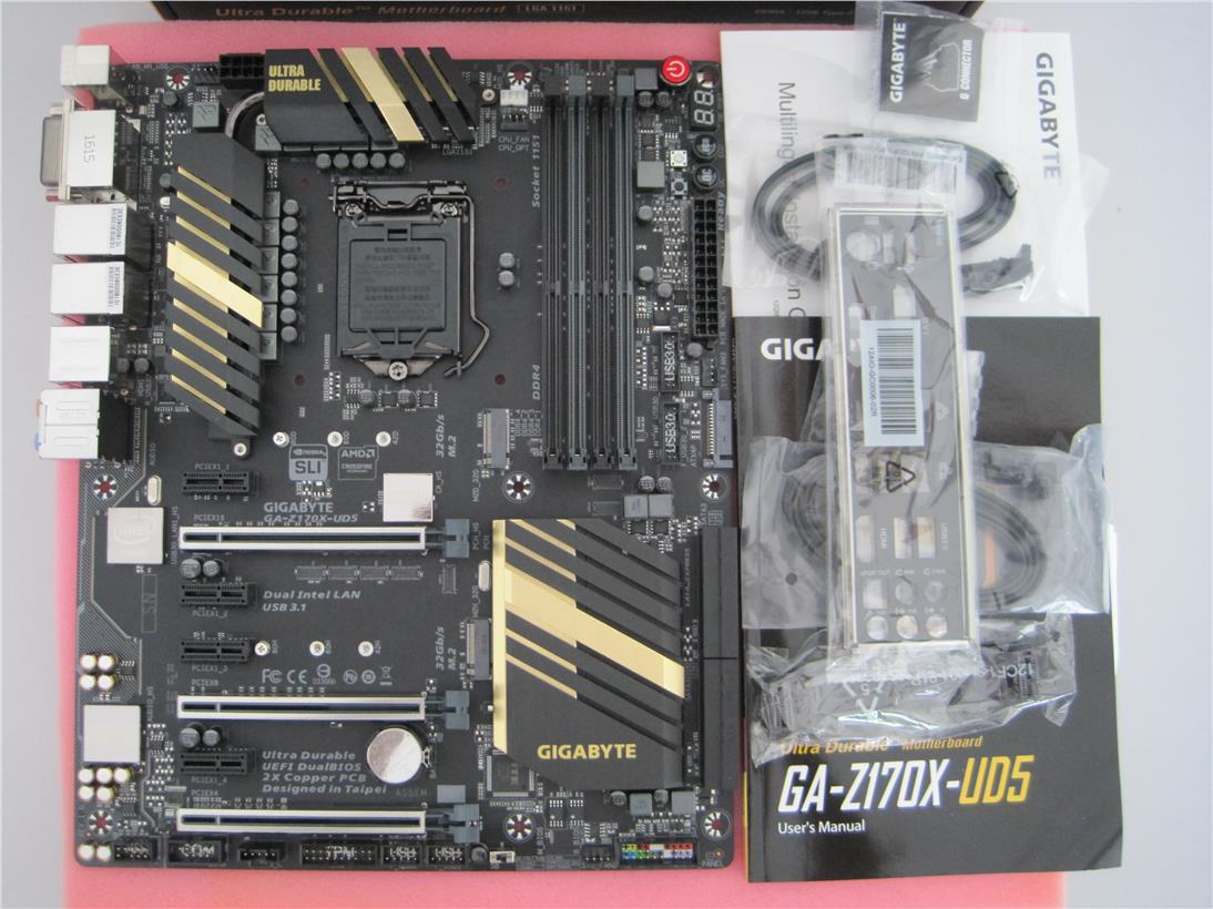 NEW GIGABYTE GA-Z170X-UD5 Intel Sock (end 4/30/2023 2:17 PM)