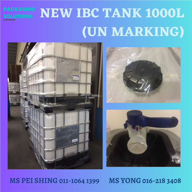 NEW IBC TANK 1000L (UN MARKING) (end 7/14/2023 10:02 AM)