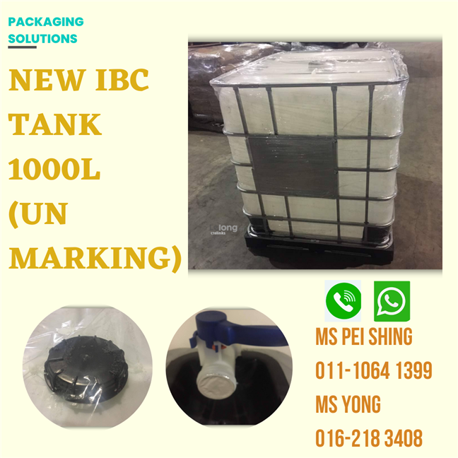 NEW IBC TANK 1000L (UN MARKING) (end 7/28/2023 9:53 AM)