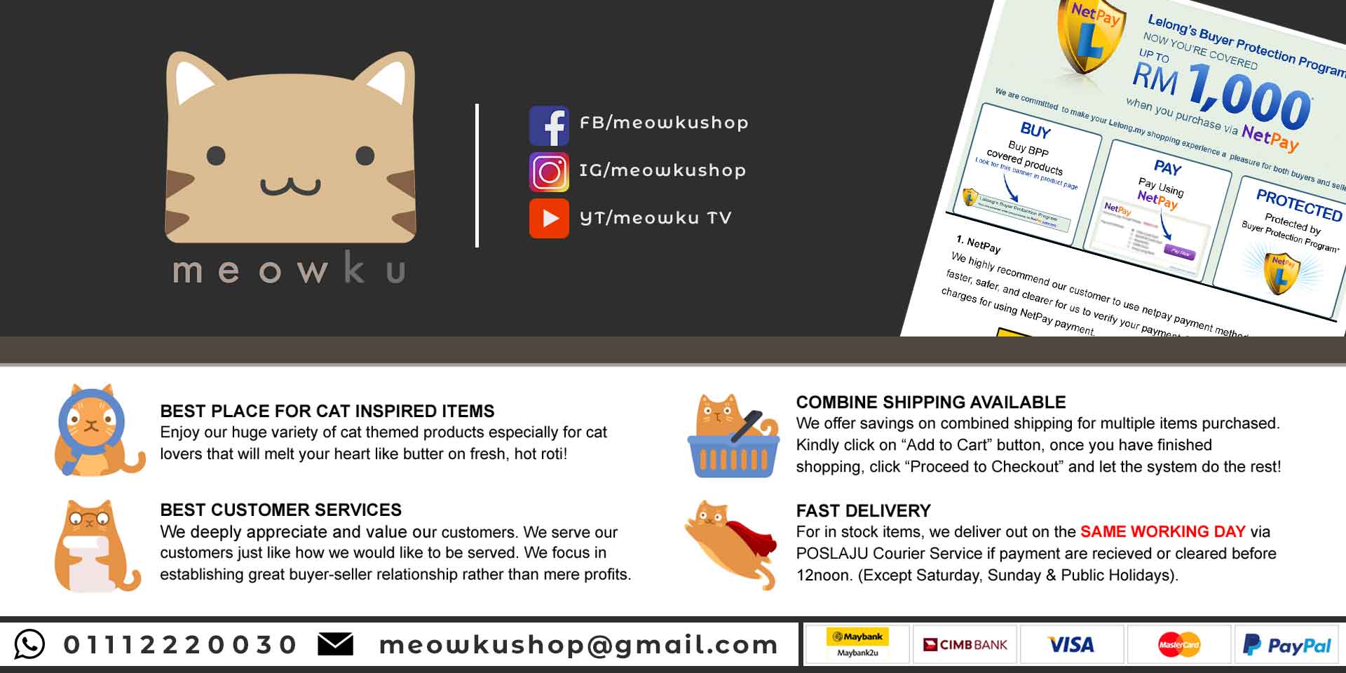 meowkushop | Payment | Lelong.my